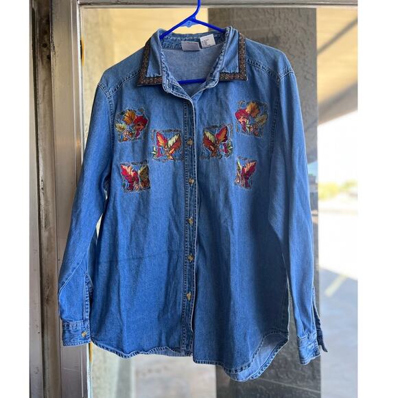 Bobbie Brooks | Tops | Vintage 9s Bobbie Brooks Fall Autumn Leaves ...
